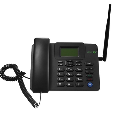 Doro 4100H 4G ældrevenlig bordtelefon til SIM-kort